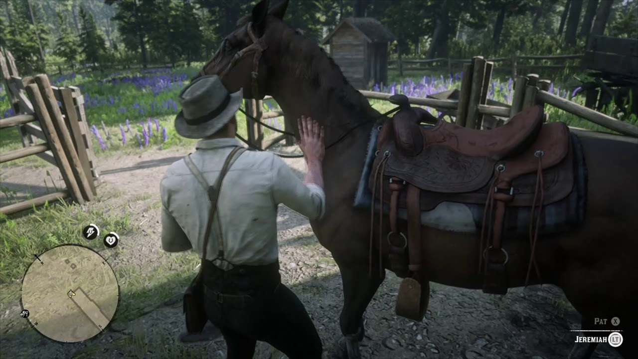 John Marston helps out on the farm - YouTube