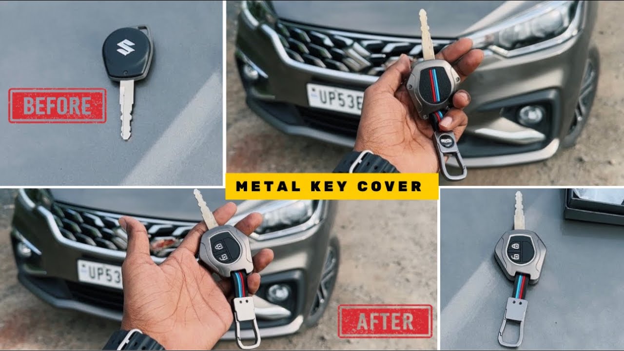 Metal Silicon Key Cover for Suzuki Ertiga | Metal Key cover for cars ...