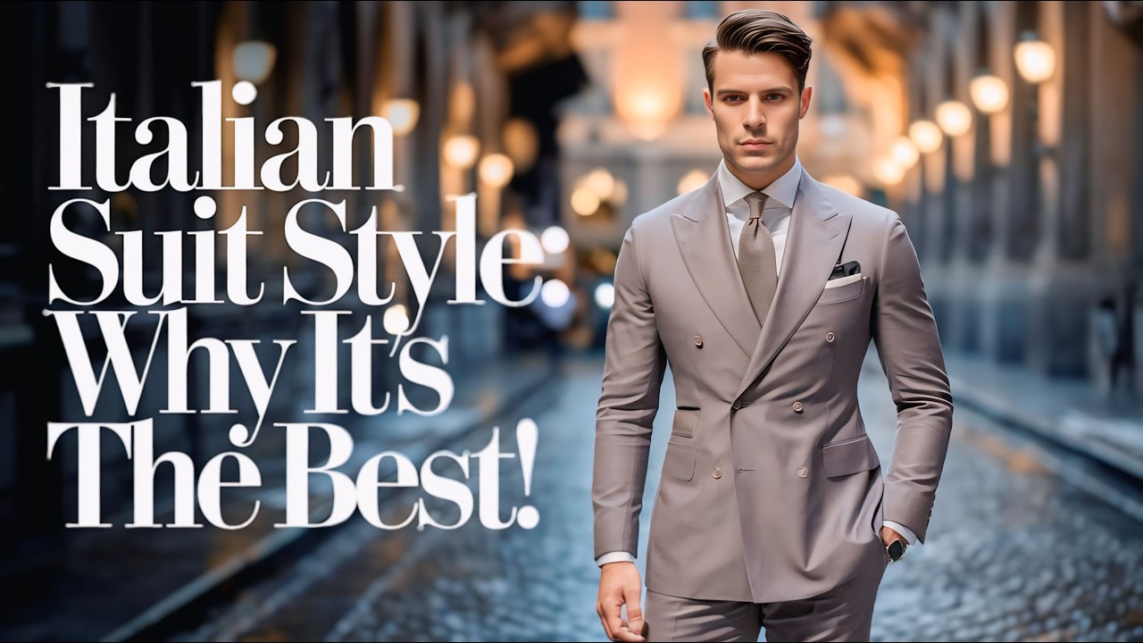 Italian Suit Style | The Ultimate Guide to Elegance & Fit - YouTube