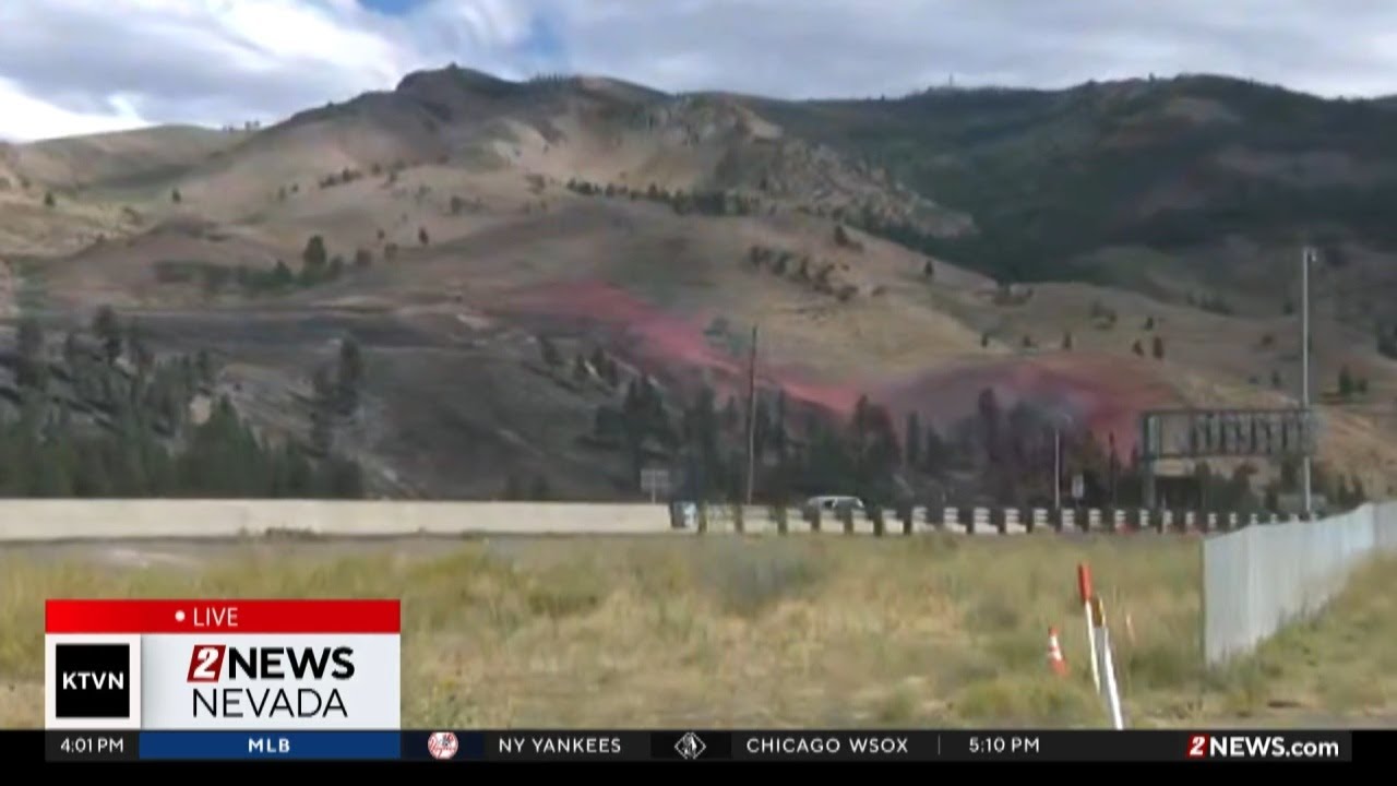 Crews working to put out Gold Ranch Fire - YouTube