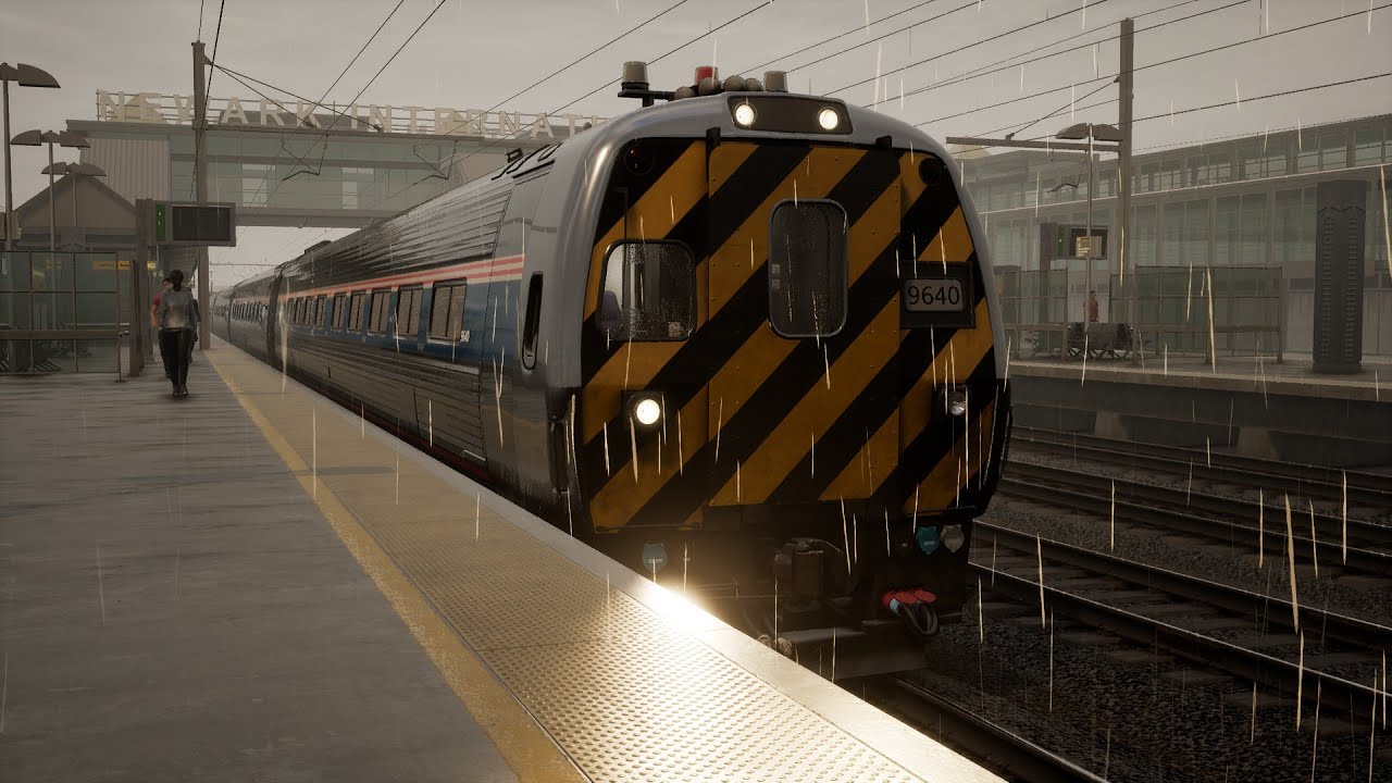 Back to Front - Northeast Corridor New York - Amfleet Cab Car Train Sim ...