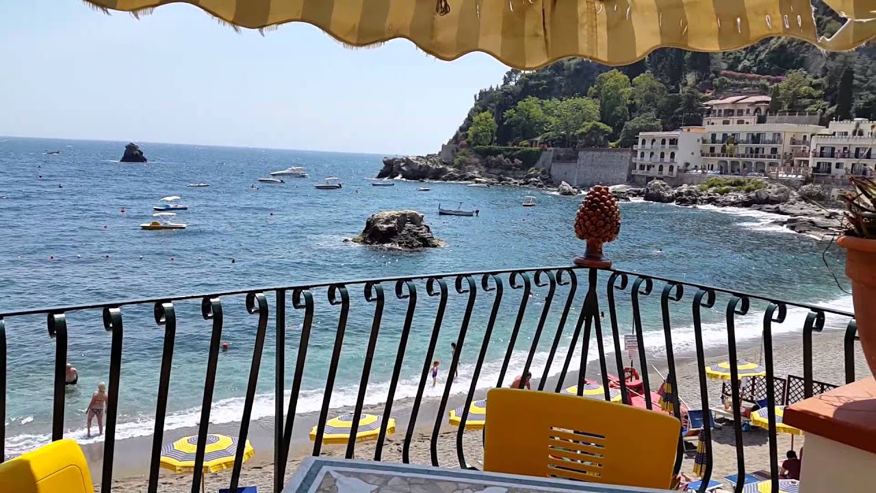 MAZZARO' BEACH - TAORMINA - ITALY - YouTube