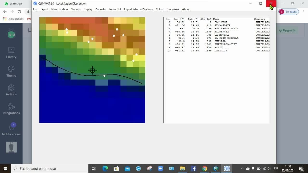 Climwat y Cropwat FAO precipitación efectiva y evapotranspiración ...