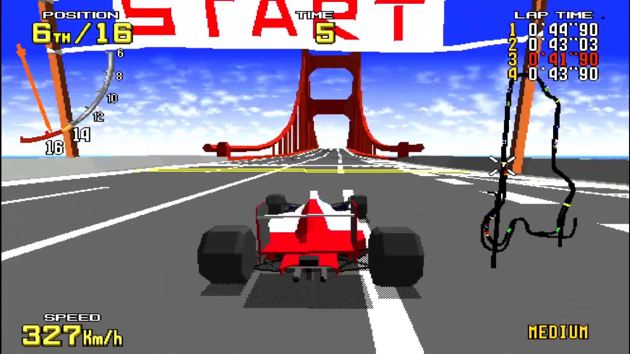 Virtua Racing All Versions - YouTube
