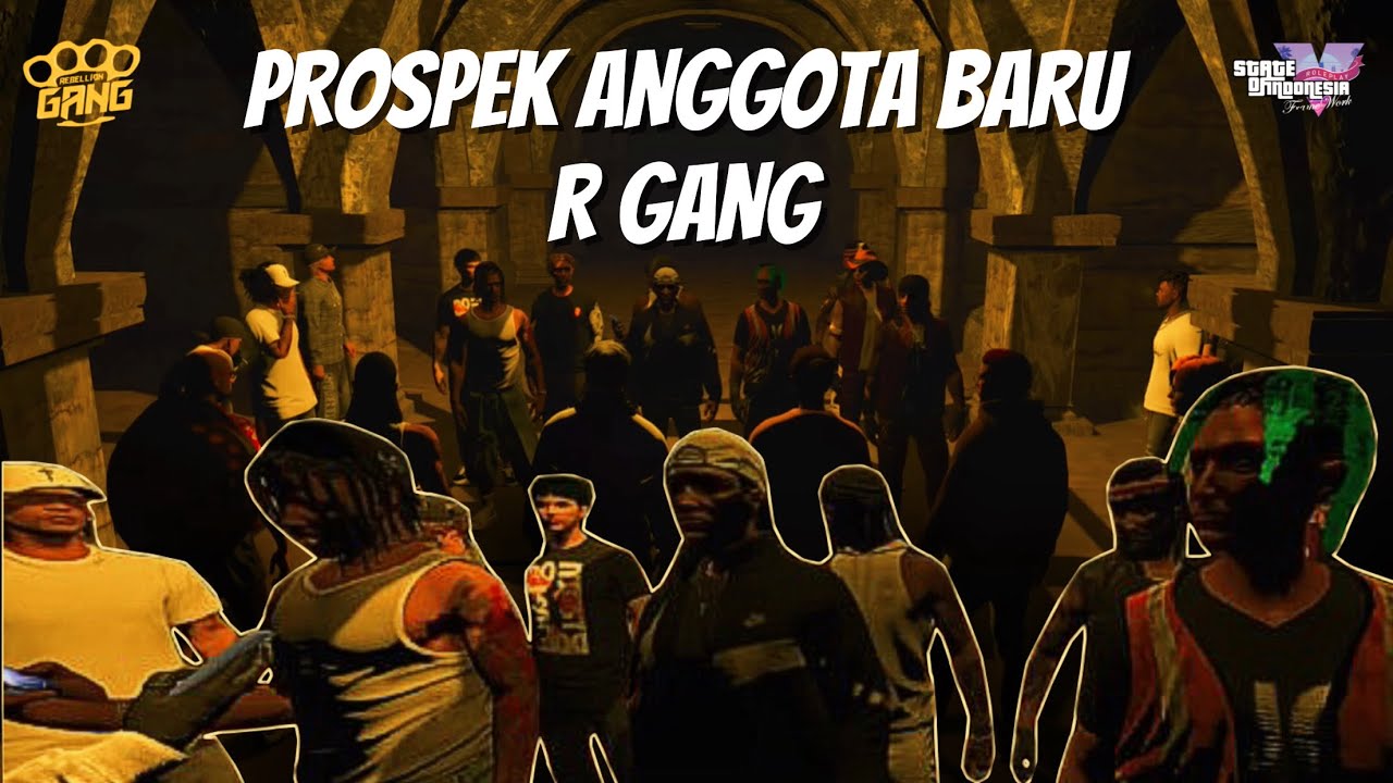 MOMENT LUCU PERKENALAN DIRI NEW R GANG ‼️ - GTA V ROLEPLAY INDONESIA ...