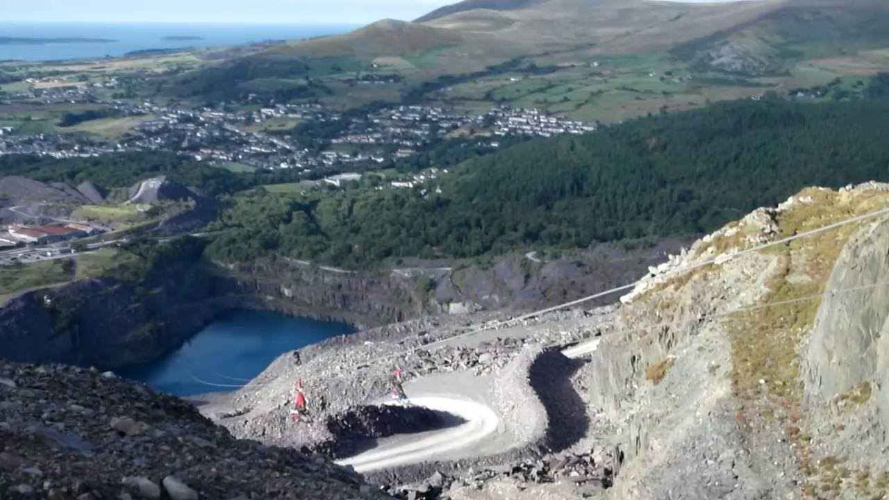 ZipWorld Snowdonia August 2013 - Longest Zip Line in Europe - YouTube