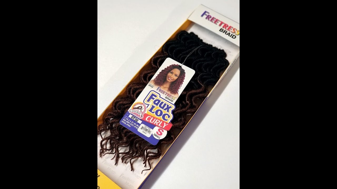 FreeTress Hair Crochet Faux Loc Curly s Review - YouTube