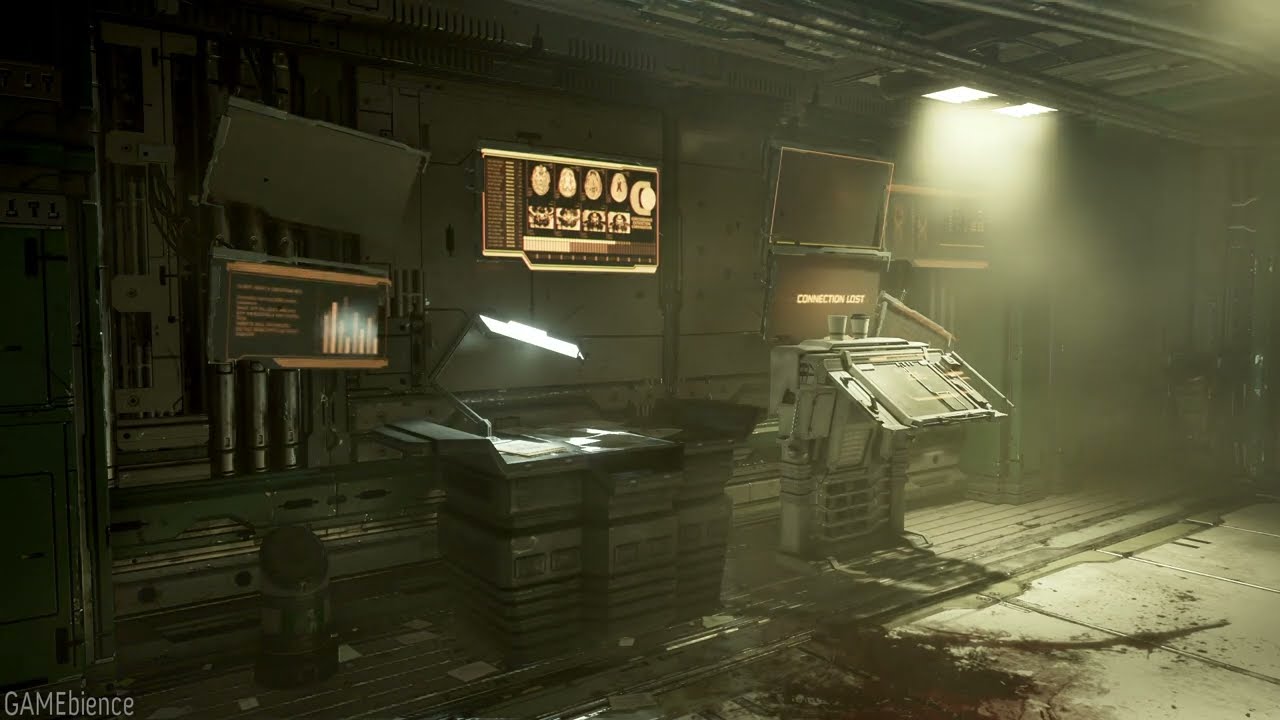 3 Hour - Dead Space Remake - Lab Terminals Ambience - YouTube