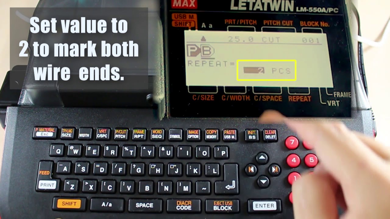 MAX Letatwin LM-550A - BASIC SETTINGS AND LCD OPERATIONS - YouTube