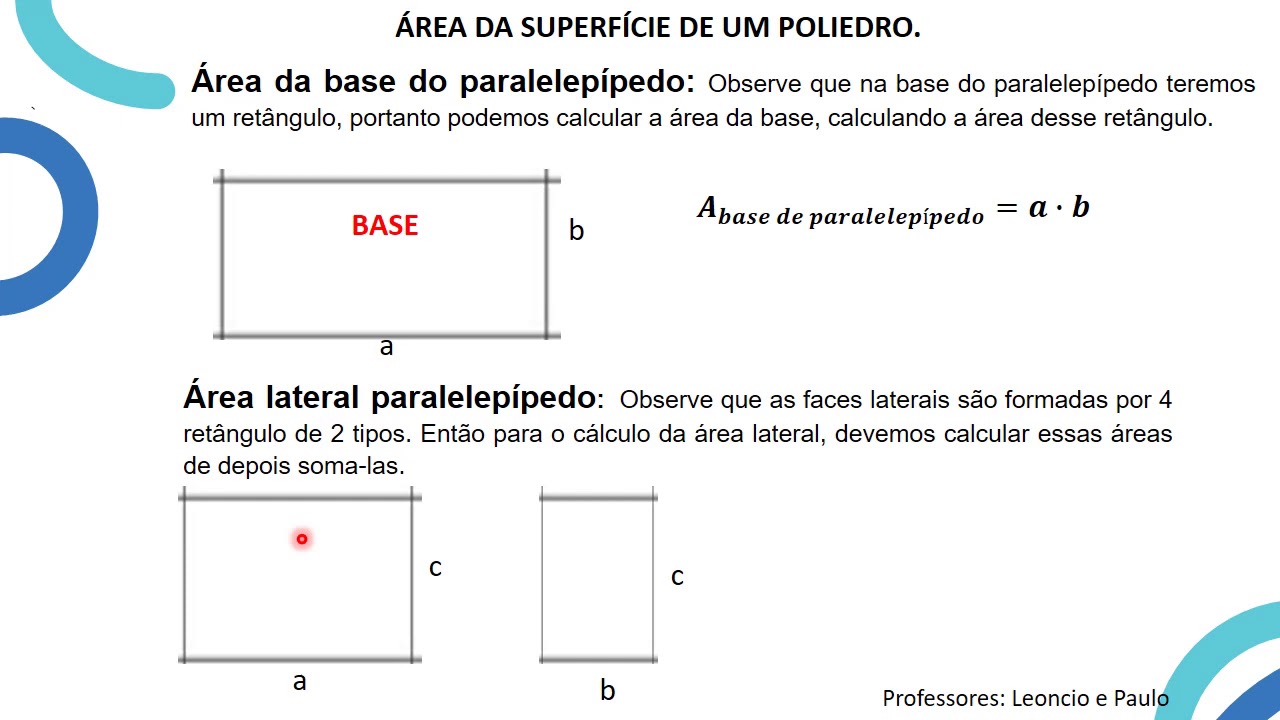 Anos finais 7º ano matemática semana 17: área de superfícies ...