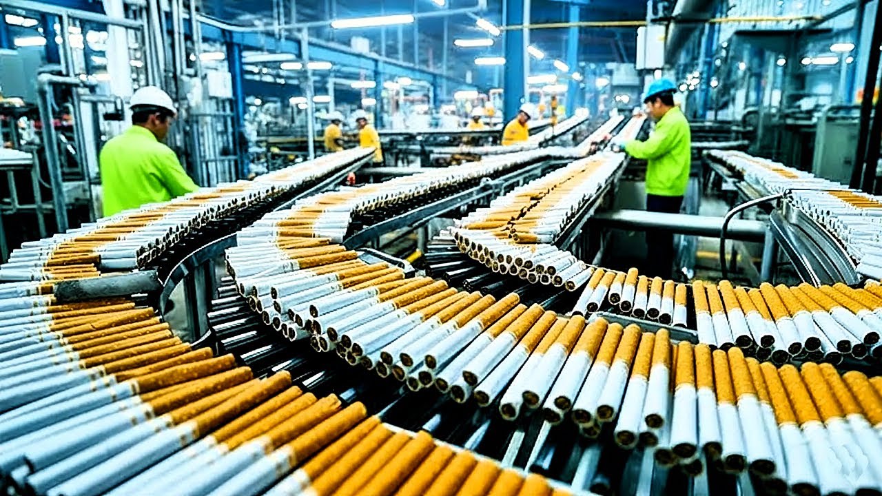 Inside the FAMOUS Cigarette Factory – How It's Made ?? Billion-Dollar ...