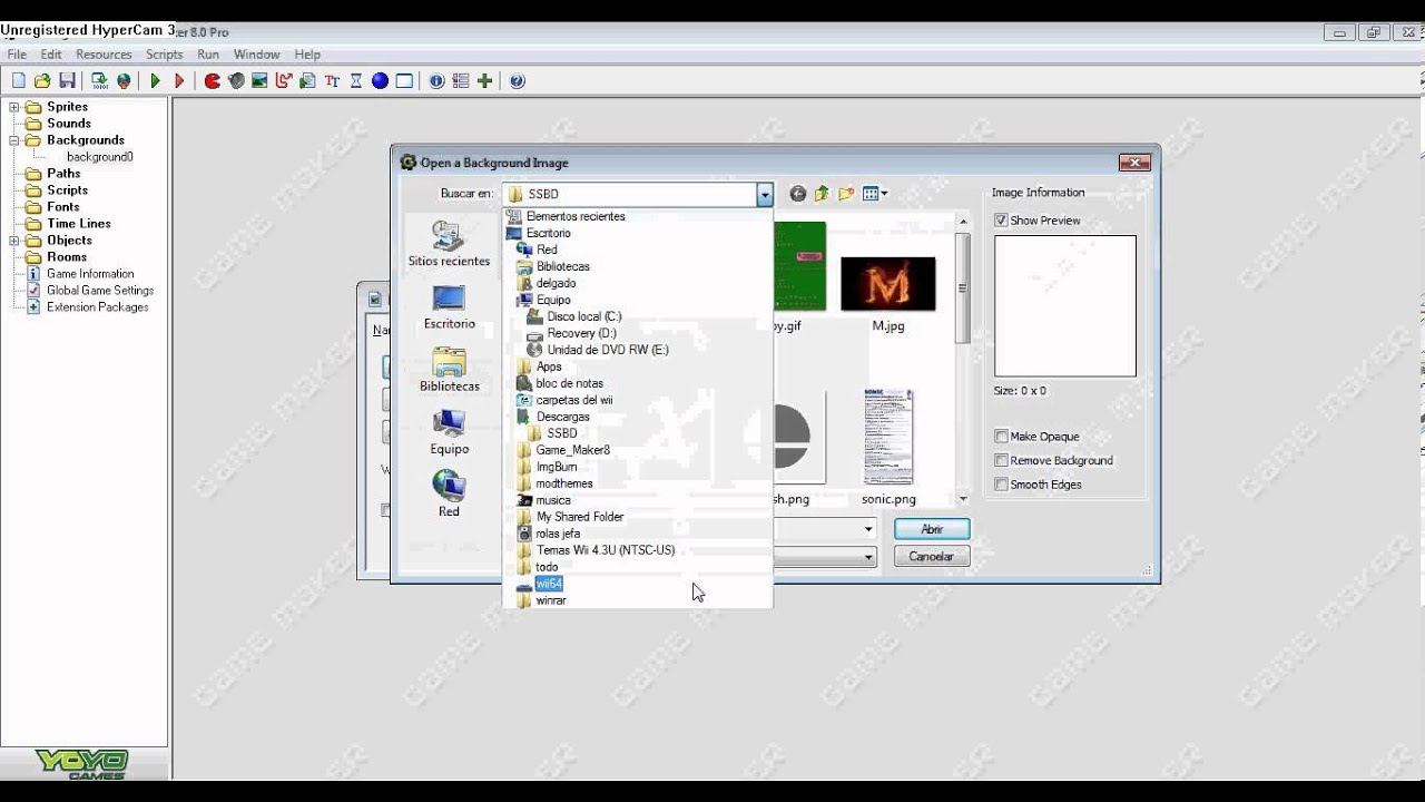 como hacer un juego de plataformas-game maker - YouTube