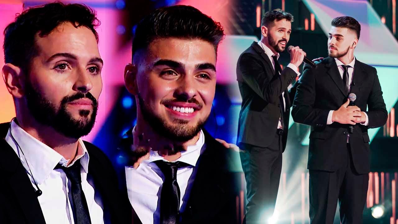 ¡UN DÚO DE PELÍCULA! Lucas Barros y Facu Magrané se unieron para cantar "No importa la distancia ...