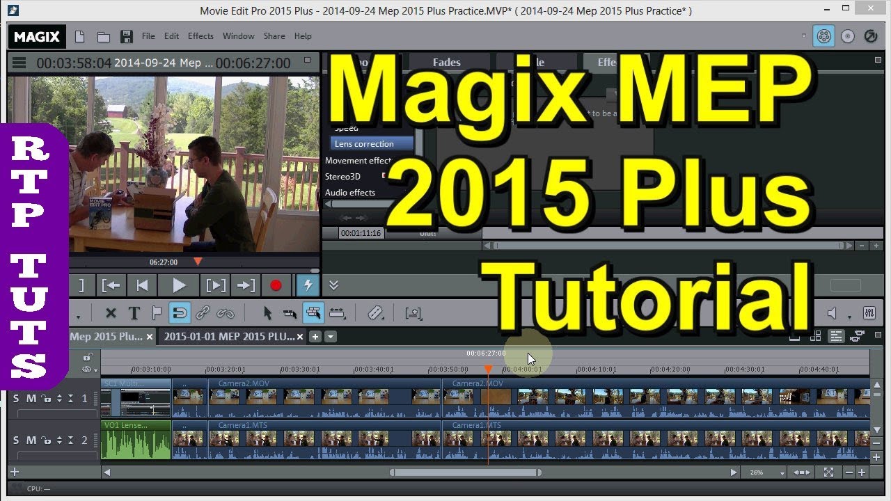 Magix Movie Edit Pro 2015 PLUS Tutorial for the Beginner (All steps to ...