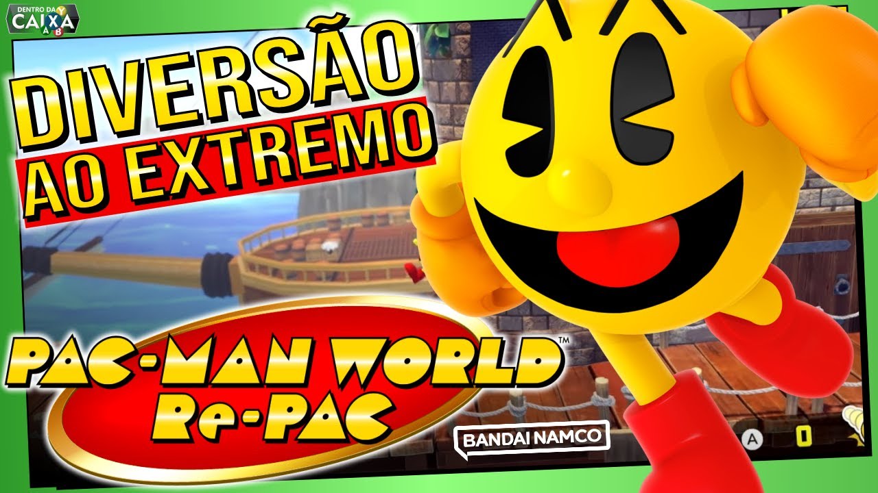 PAC MAN WORLD RE PAC REMASTER ATÉ NA DIVERSÃO! MUITO MELHOR QUE O ...