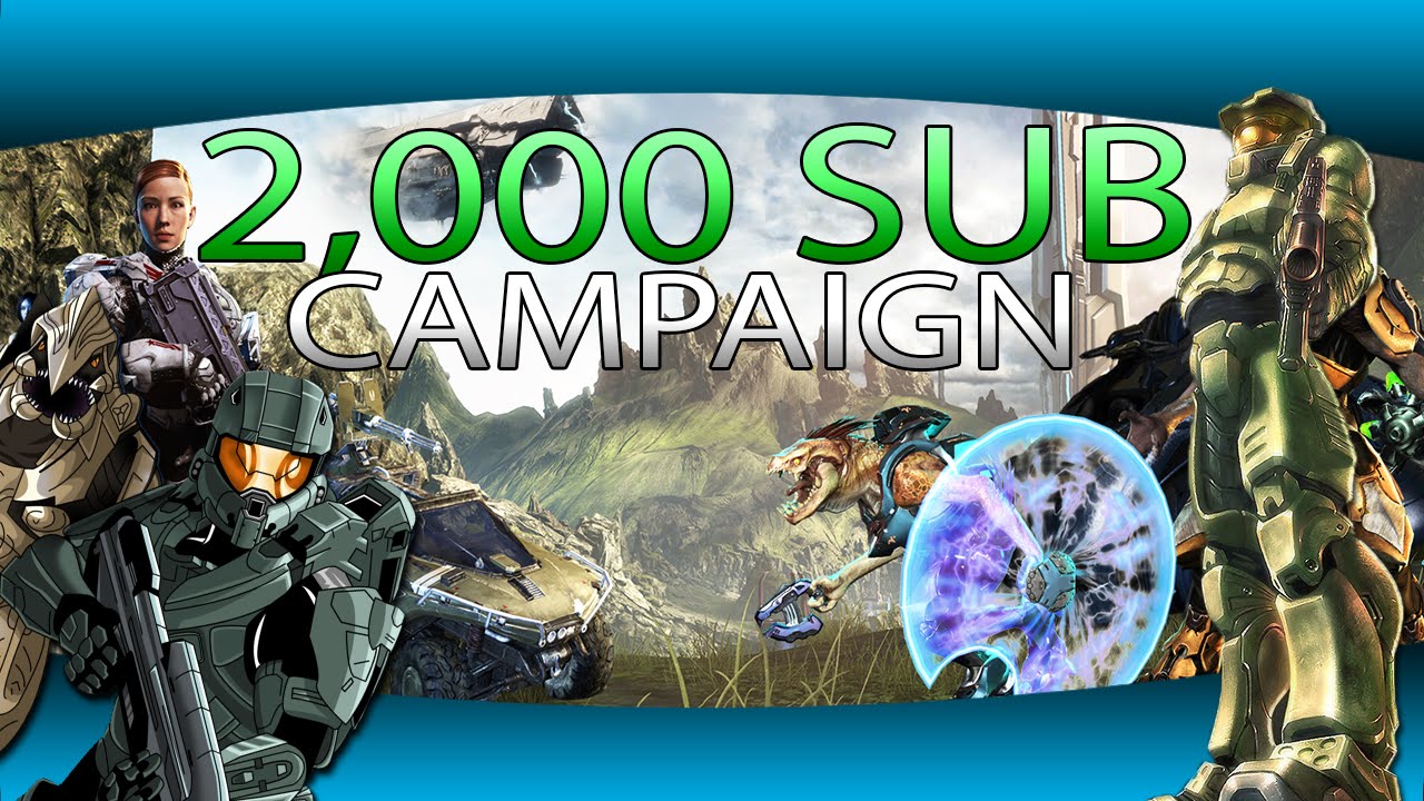 Halo Prime - My 2,000 Subscriber Campaign - YouTube
