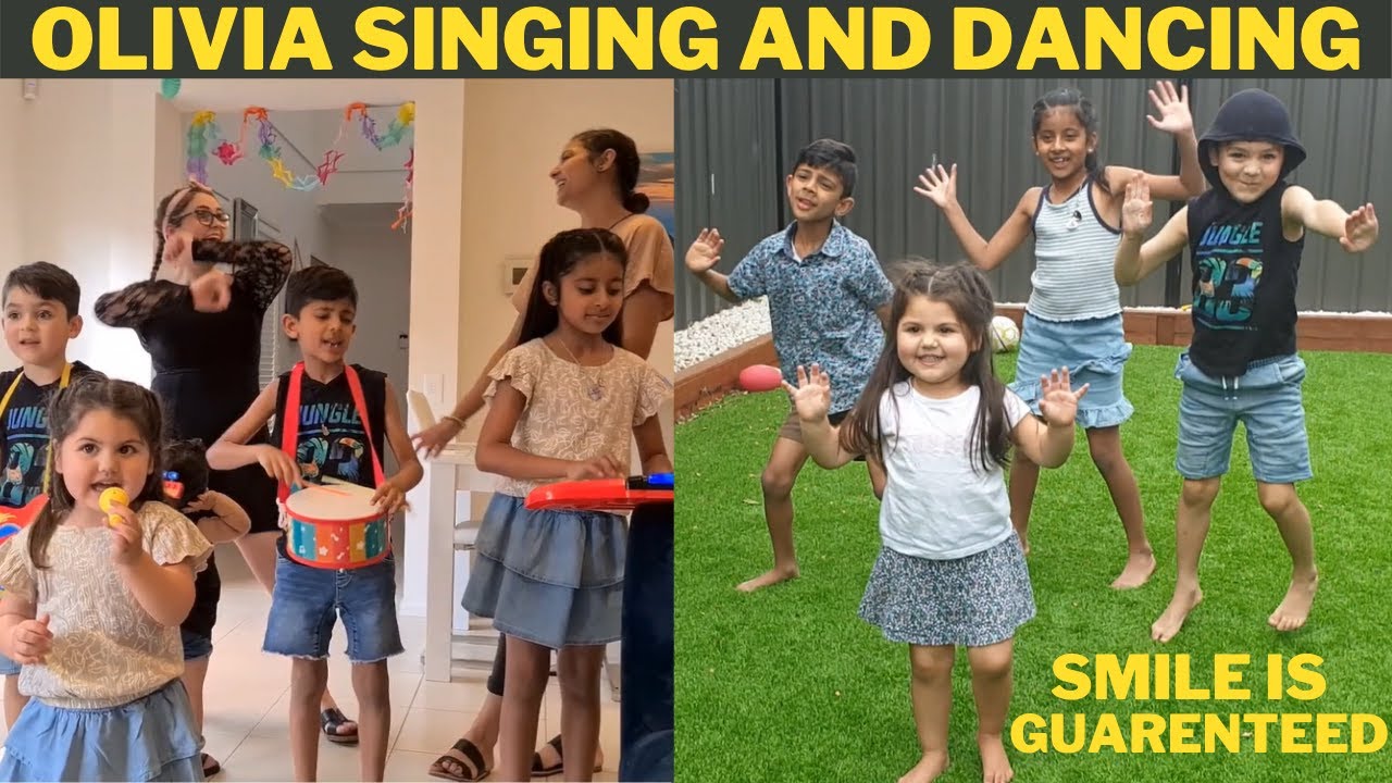 OLIVIA SINGING AND DANCING | JIMMY JIMMY | VATS KIDS | - YouTube