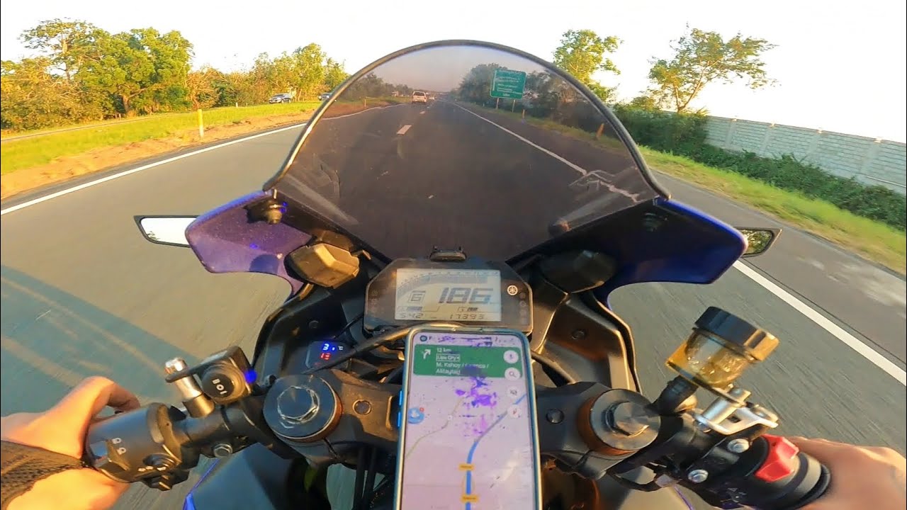 YAMAHA R3 V2 TOP SPEED - YouTube
