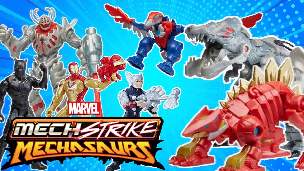 Dinosaurios y Marvel | Nuevas Figuras MECHSTRIKE MECHASAURS de Marvel y ...