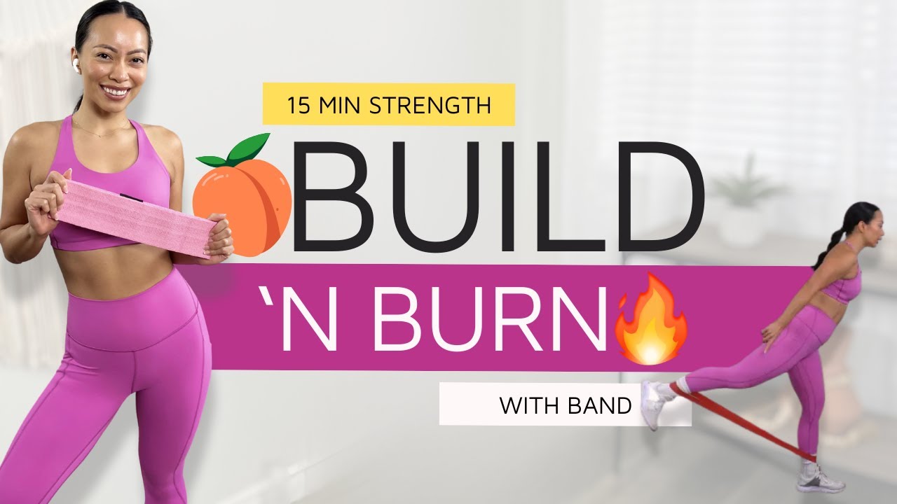 15 Min Booty Workout With Resistance Band No Gym Or Weights Required
