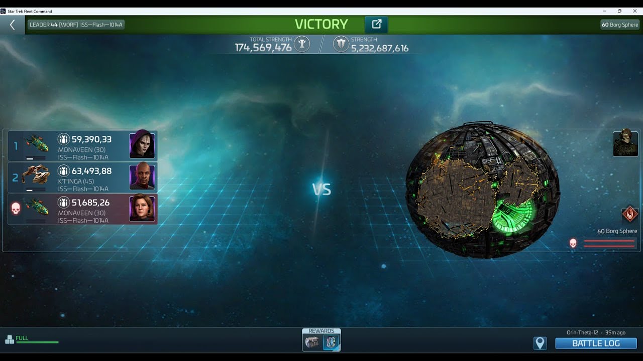 Star Trek Fleet Command - Quantum Vanguard SLB - Solo Armada Borg U59 ...