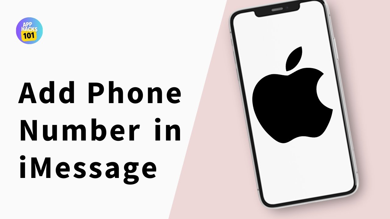 How to Add Phone Number in iMessage on iPhone - YouTube