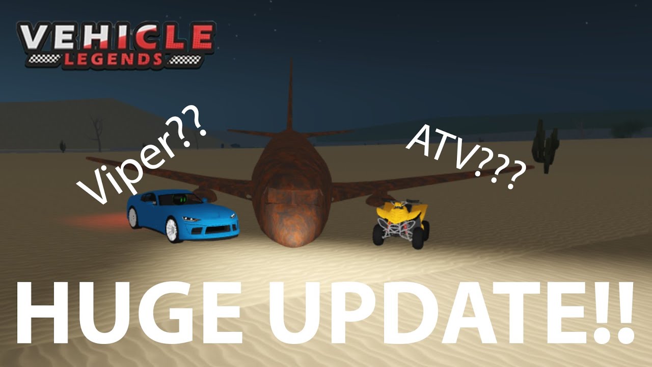 New Map Update/2 New Cars! (Vehicle Legends) (Roblox) - YouTube