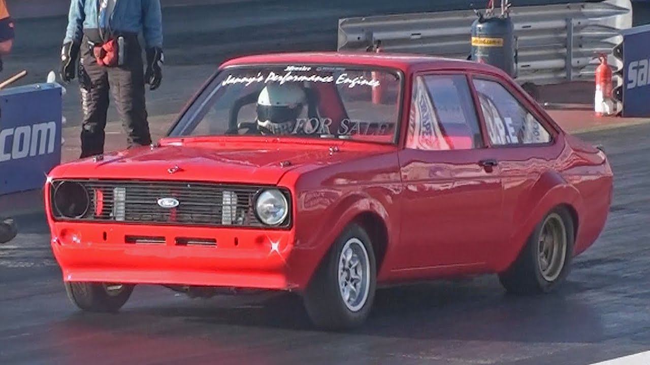 Cosworth YB Turbo Mk2 Escort runs 11.13 at 125 mph - YouTube