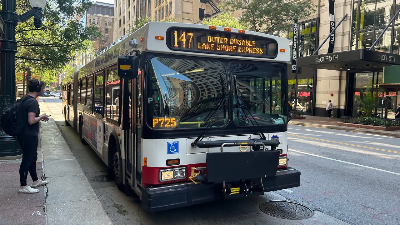 CTA Bus 147 Outer Drive Express From Madison To Thorndale CTA New Flyer ...