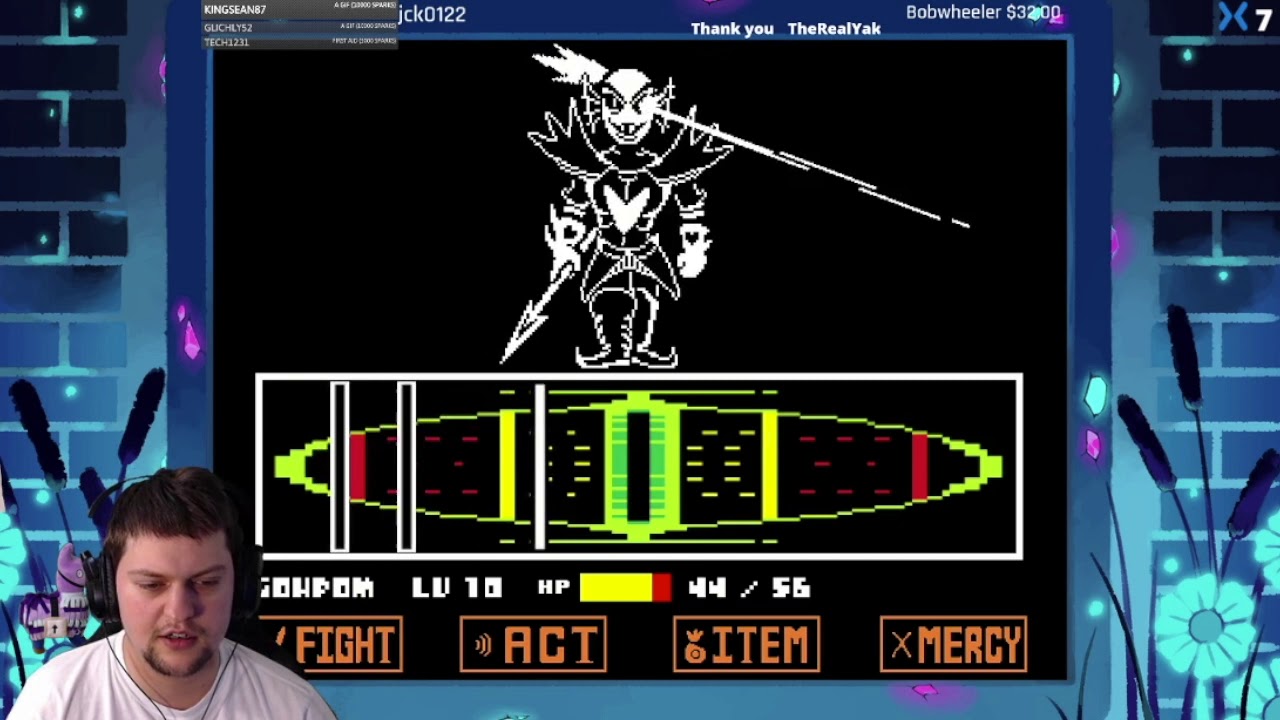 Genocide Run Undyne Battle Undertale Reading - YouTube