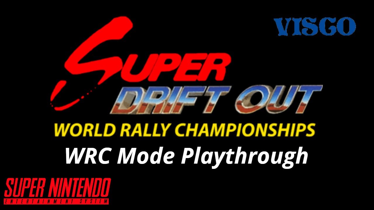 Super Drift Out - World Rally Championships (Super Nintendo) | WRC ...