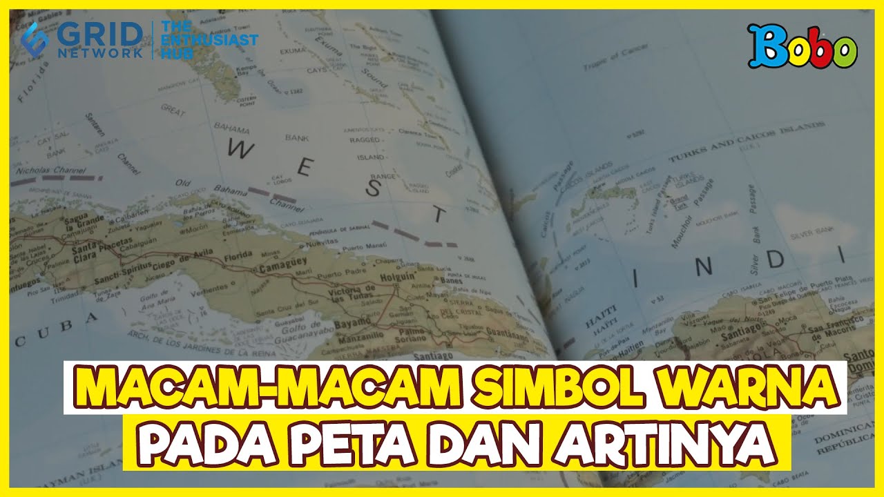 Fakta Menarik - Macam-Macam Simbol Warna pada Peta dan Artinya, dari ...