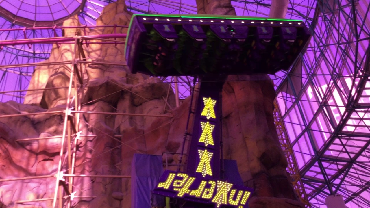 CIRCUS CIRCUS LAS VEGAS ADVENTUREDOME WITH AN INVERTER RIDE - YouTube