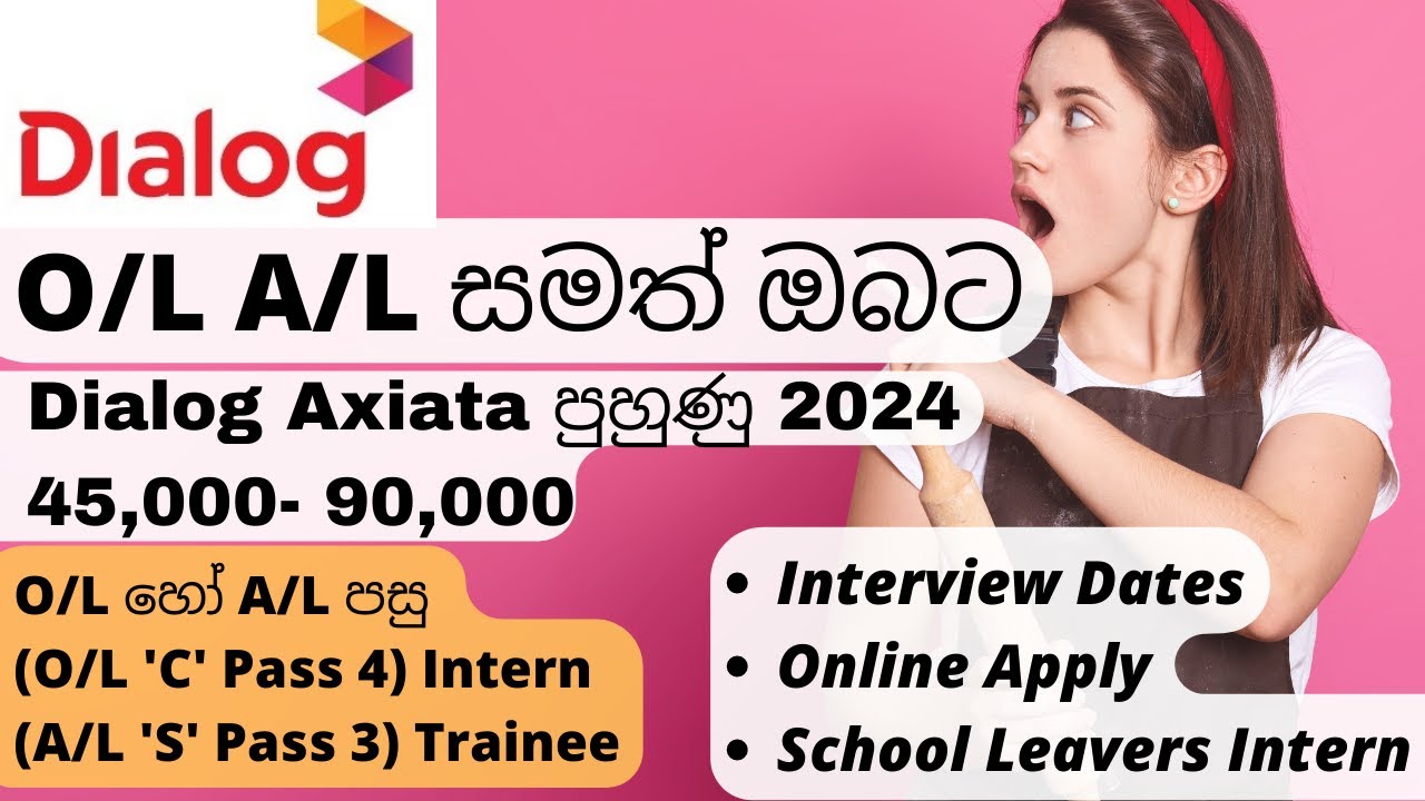 New Private job vacancy 2023 Dialog Axiata Job Vacancies In Sri Lanka ...