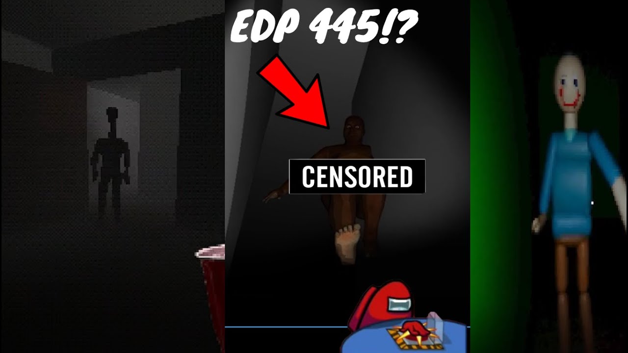 EDP 445 IS TRYING TO TOUCH ME| 3 SCARY GAMES! - YouTube