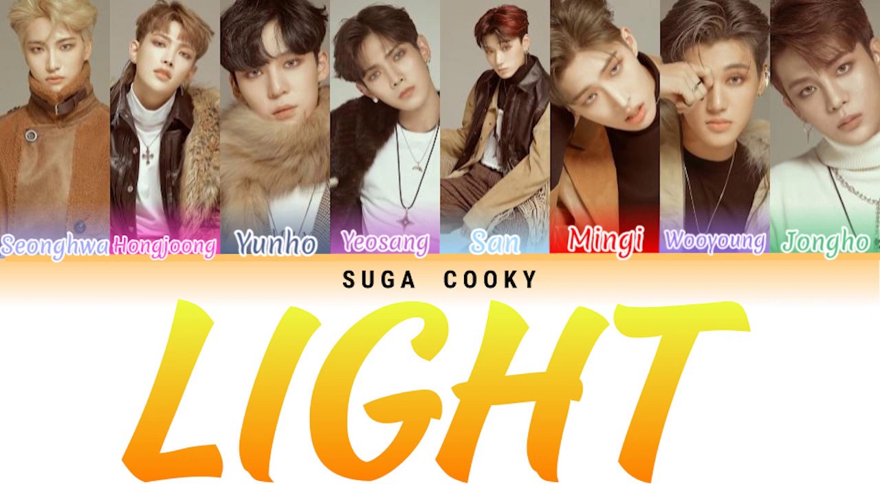 ATEEZ 에이티즈 - Light Lyrics (Color Coded Lyrics Han/Rom/Eng) - YouTube