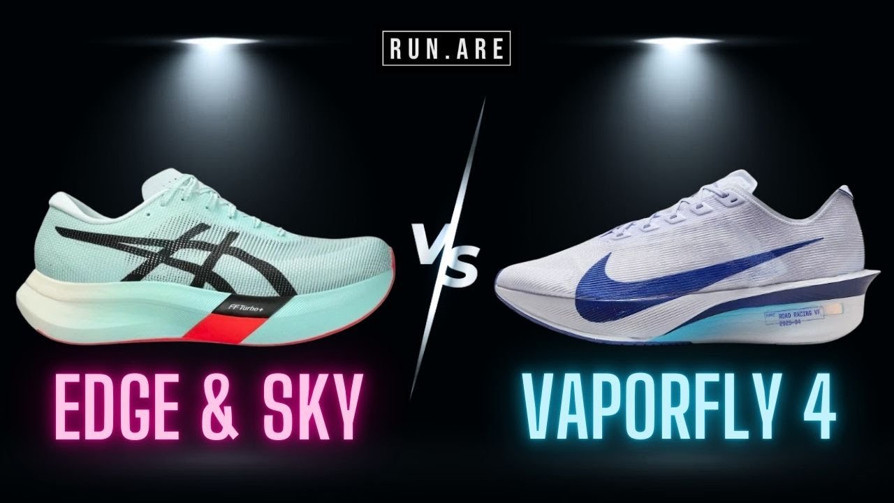 Nike Vaporfly 4 vs ASICS Metaspeed Edge Sky Paris - YouTube