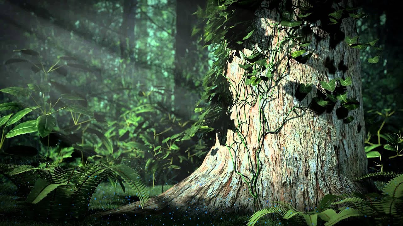CGI Forest scene - YouTube