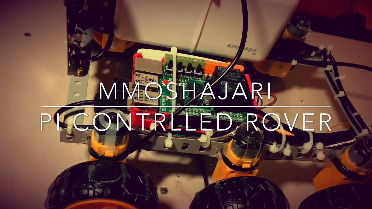 Raspberry Pi controlled Rover - YouTube