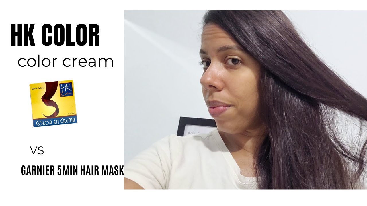 Comparemos GARNIER 5 MIN HAIR MASK VS HK COLOR - YouTube