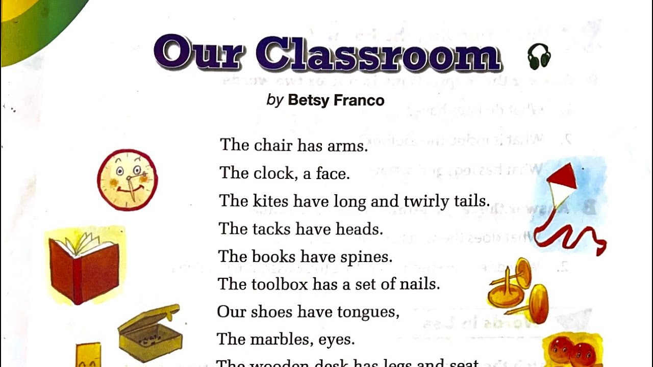 Our classroom / Gulmohar ( Literature) poem / Class-2 - YouTube