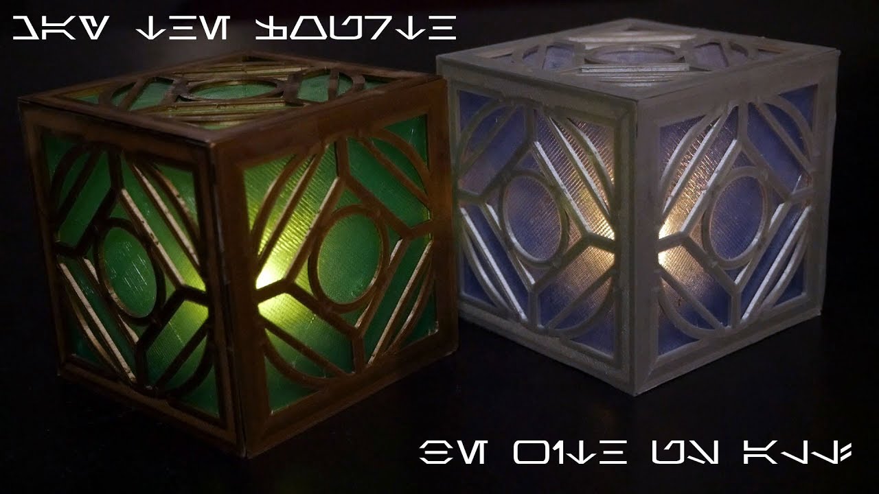 Jedi Holocrons for Star Wars Day – Design, Print, Assemble - YouTube