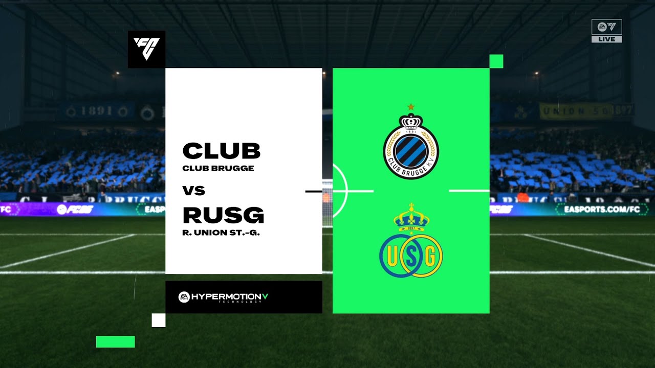 CLUB BRUGGE vs R. UNION ST.-G. | Belgium: Jupiler Pro League | FC 26 ...