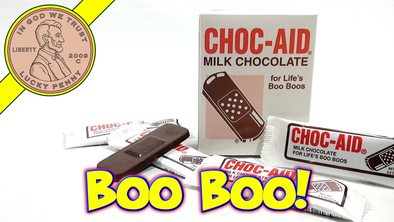 Choc-Aid Milk Chocolate Bandages for Life's Boo Boos - YouTube