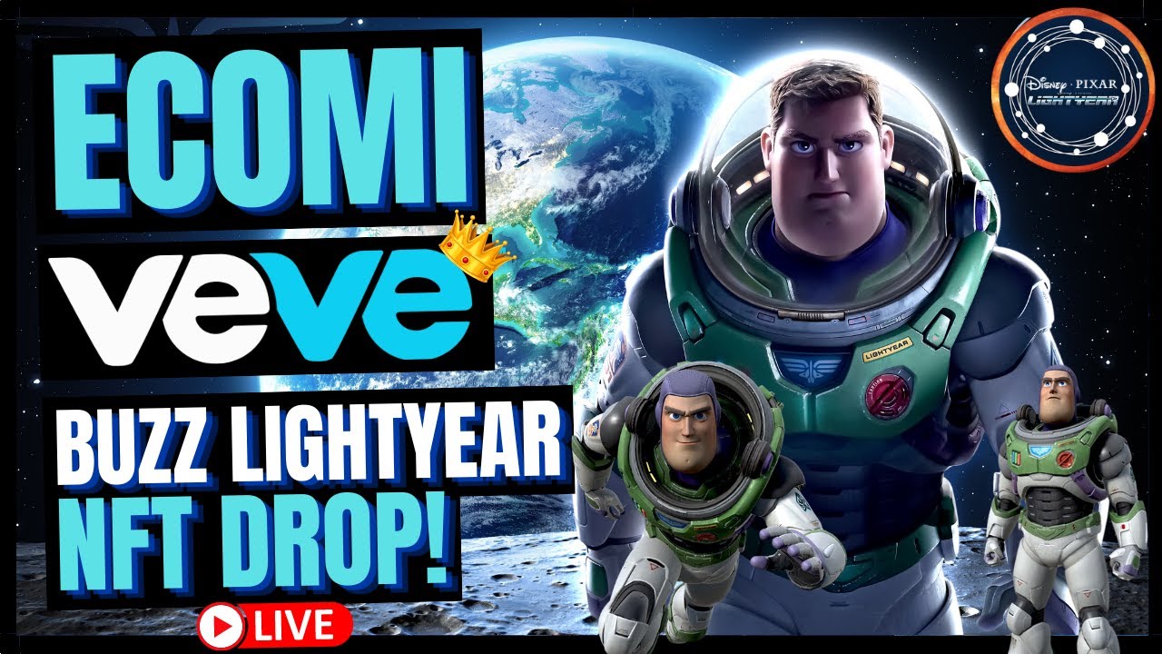 Ecomi / Veve - Buzz Lightyear Pixar NFT Drop Live! - YouTube