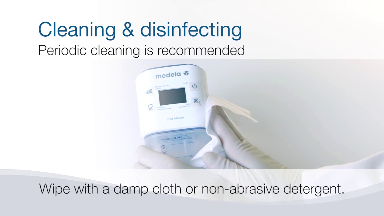 Invia Motion | Cleaning and Disinfecting | Video 9 | Medela - YouTube