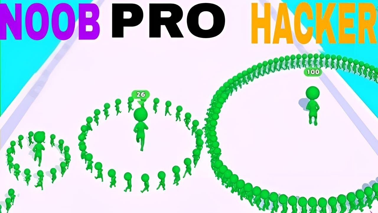 Circles run game 🎮Mix Levels Walk through (Android, ios Mobile game ...