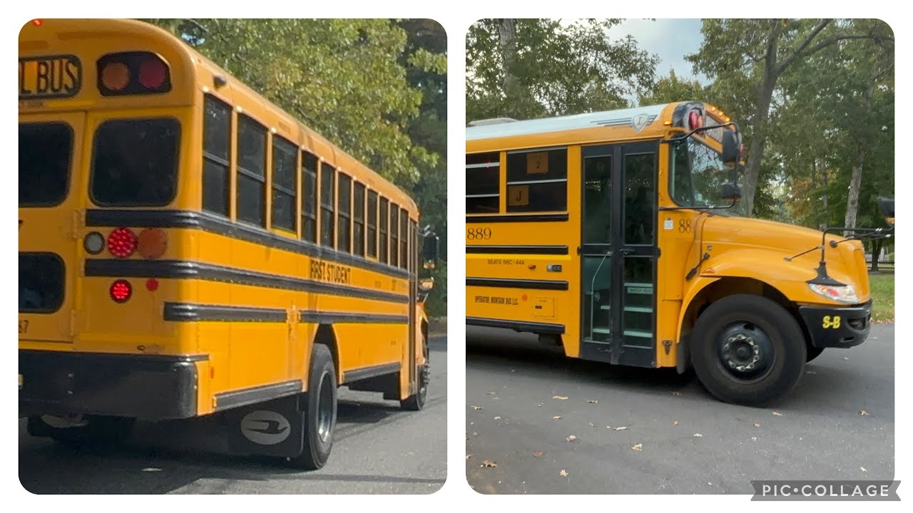 First Student 2019 Bluebird Vision 2397 & Montauk Bus 2021 IC CE School ...