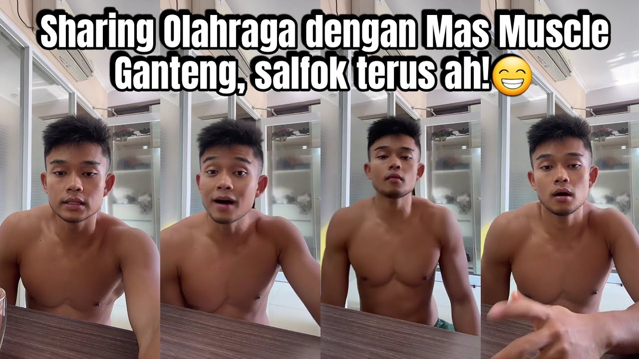 Mas Ganteng Muscle sharing seputaran fitneas, keren banget masnya ...