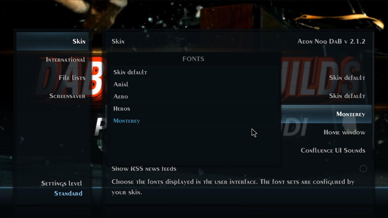 Add fonts to Aeon nox including strings edit - YouTube
